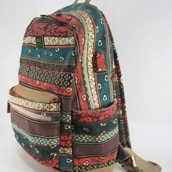 Bags | Kinmac Canvas Bohemian Print Laptop Backpack | Poshmark